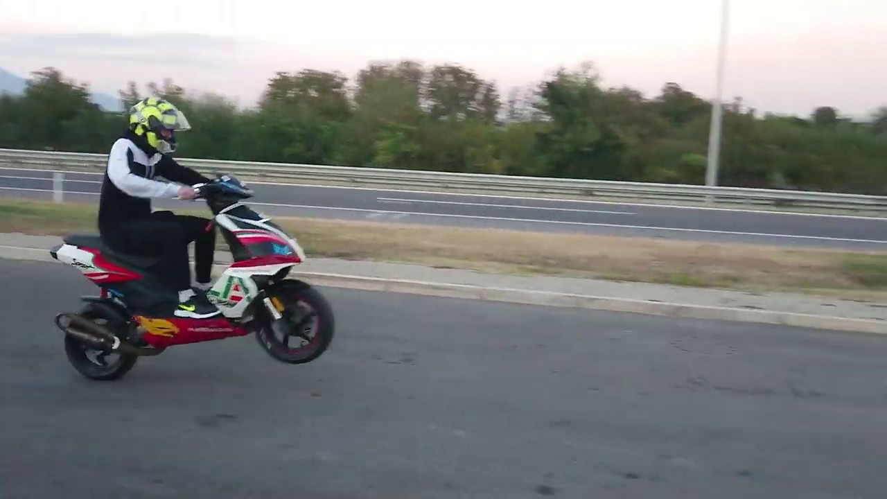 Baotian Falcon 70cc Stage6 Racing Power Wheelie - YouTube