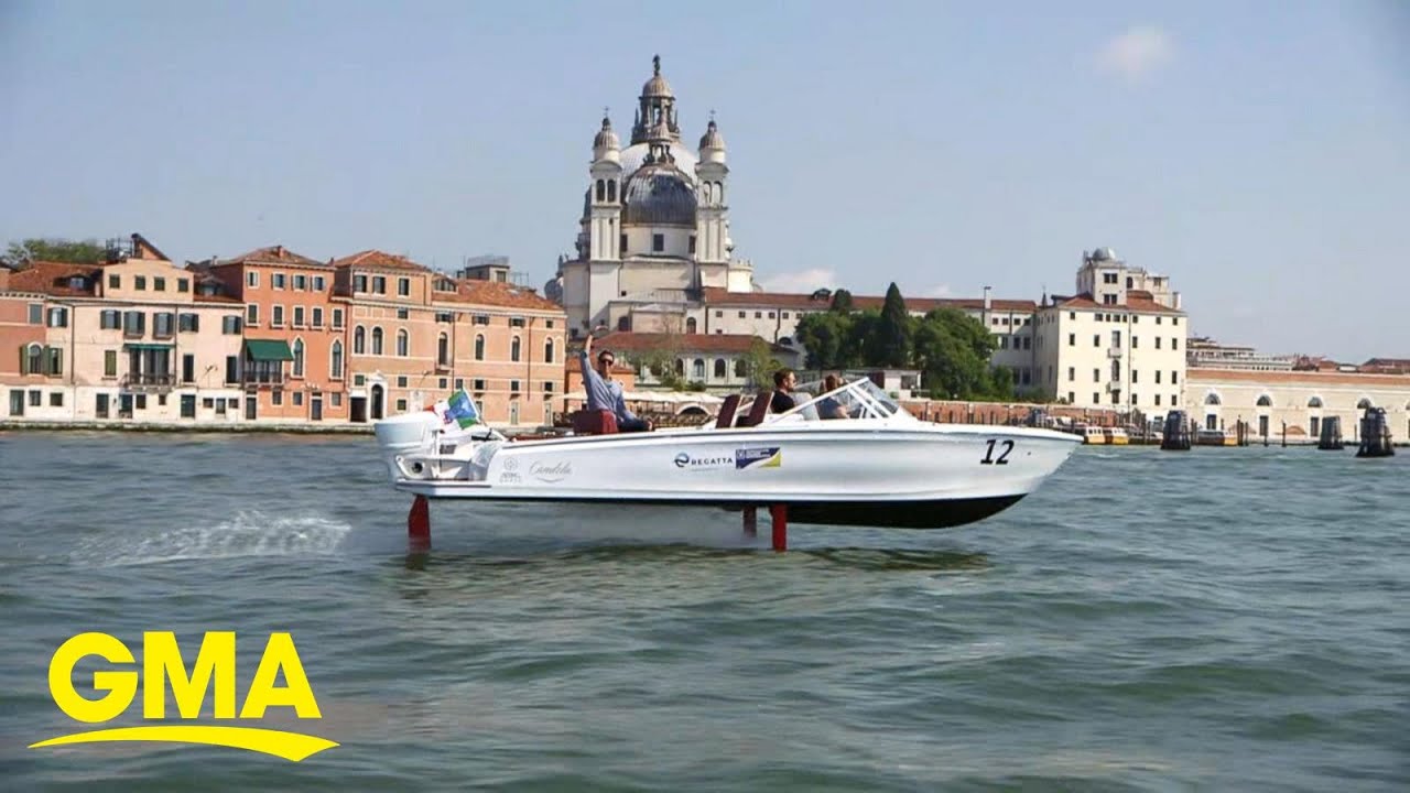 New high-tech ‘flying’ boat could help save Venice’s iconic canals ...