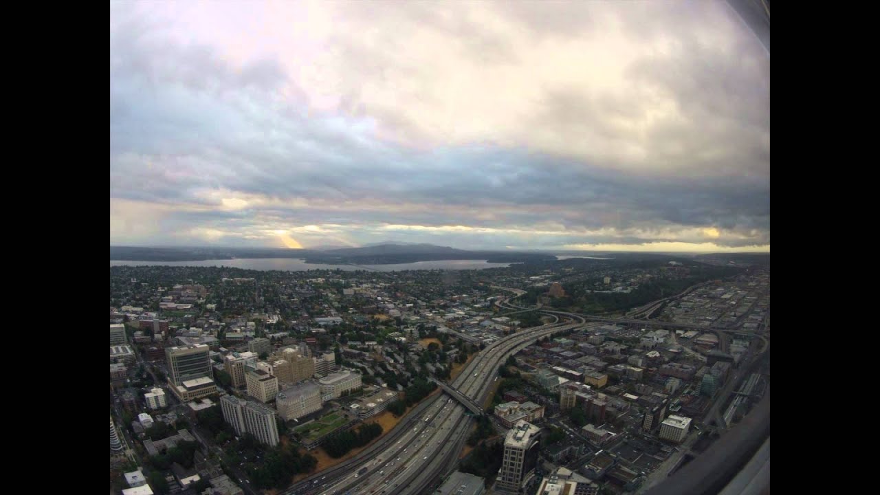 Seattle wa , Time-lapse photography 3 hrs in 5 min - YouTube