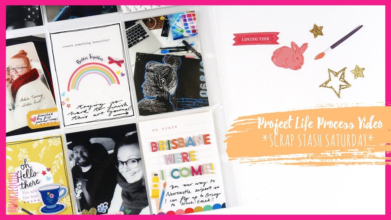 Project Life Process Video *SCRAP STASH SATURDAY* 3 - YouTube