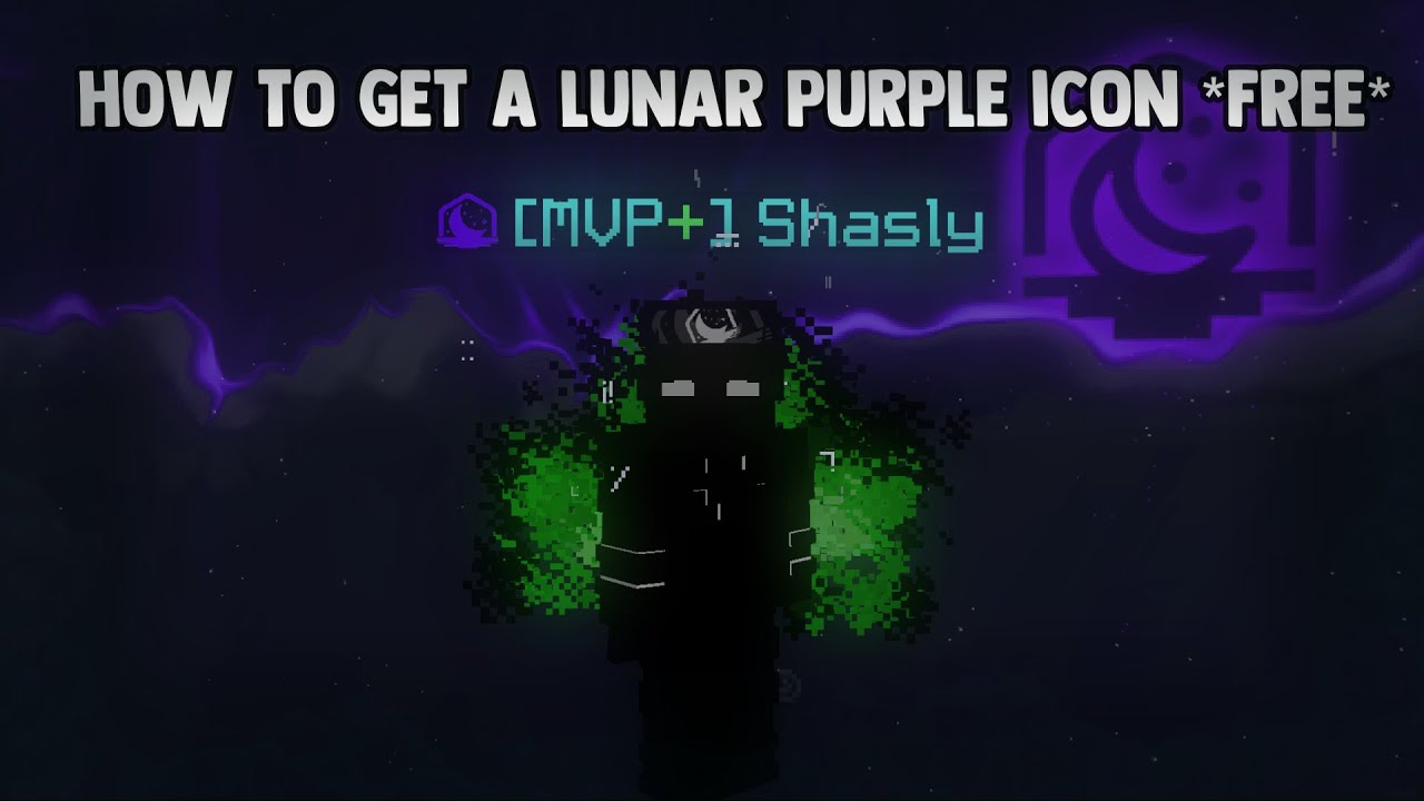 How to get a purple lunar client logo *super easy* - YouTube