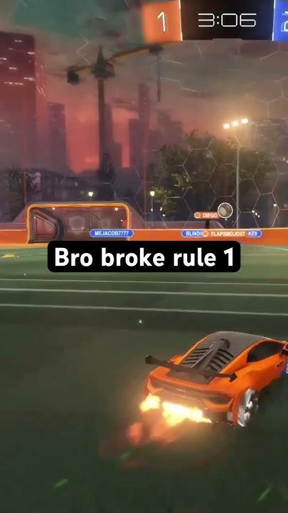 Bro broke rule 1 - YouTube