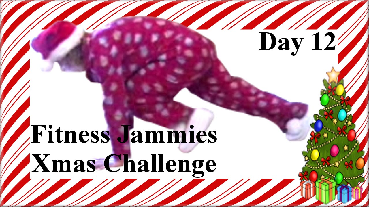 12 Days of Christmas Fitness in Pajamas Challenge - Day 12 - YouTube