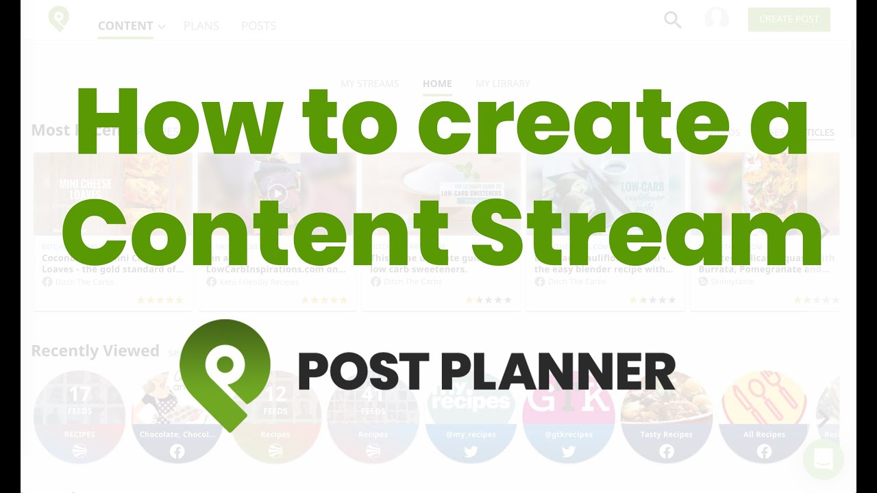 How to Create a Content Stream for any Topic or Industry in Post ...