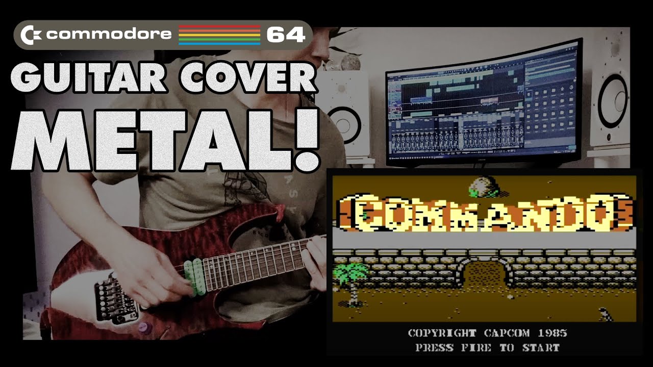Commodore 64 Commando | Game Music Theme | GUITAR COVER - YouTube