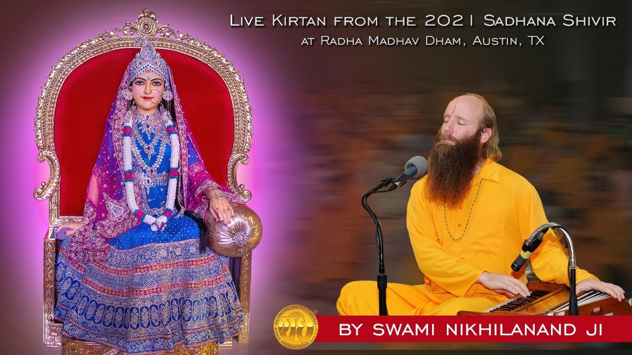 Live Kirtan | Swami Nikhilanand Ji | Sakhi Ik! Sapno Dekhyo Rat - YouTube