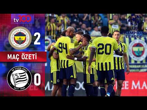 Fenerbahçe 2-0 Sturm Graz | Geniş Maç Özeti