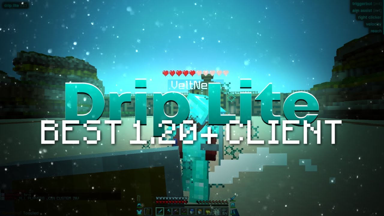 DRIP LITE IS THE BEST 1.20+ CLOSET CLIENT! | SMASHING LEGITS ON STRAY ...