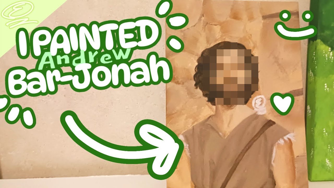 I painted ALL the chosen characters 💚 (Part 3) ️ Noah James as Andrew ️ ...