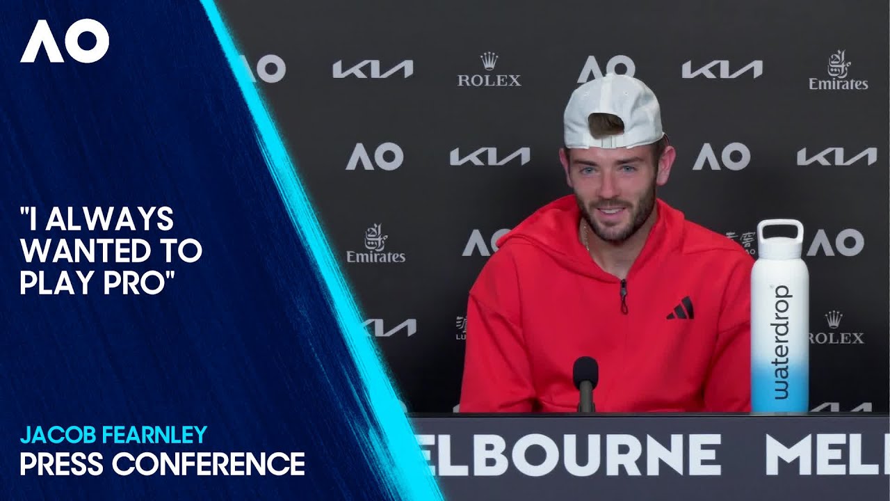 Jacob Fearnley Press Conference | Australian Open 2025 Second Round ...
