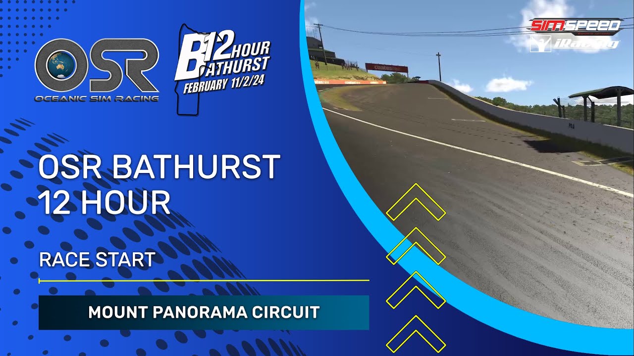 iRacing // OSR Bathurst 12 Hour 2024 // Race Start - YouTube