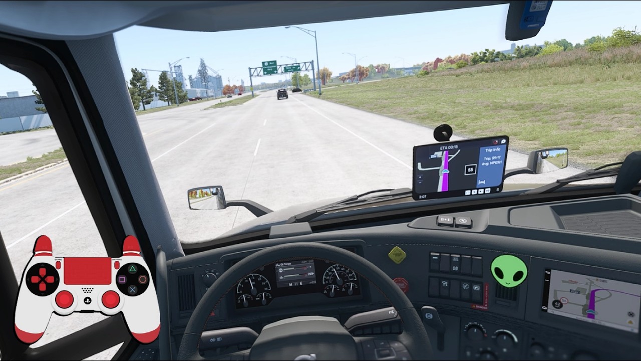 ASMR 🇺🇸 POV Truck Driving Volvo VNL • Halloween Event • American Truck ...