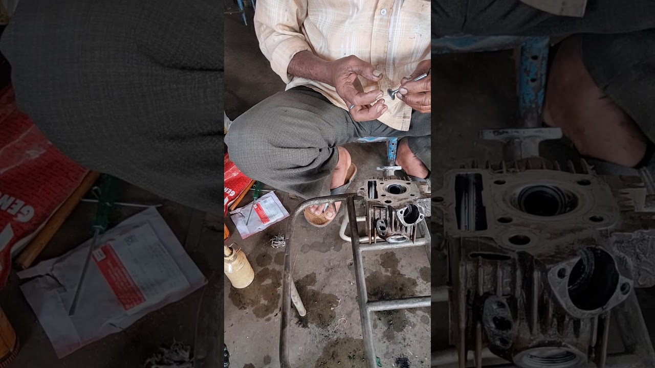 Hero splendor bike engine repair - YouTube