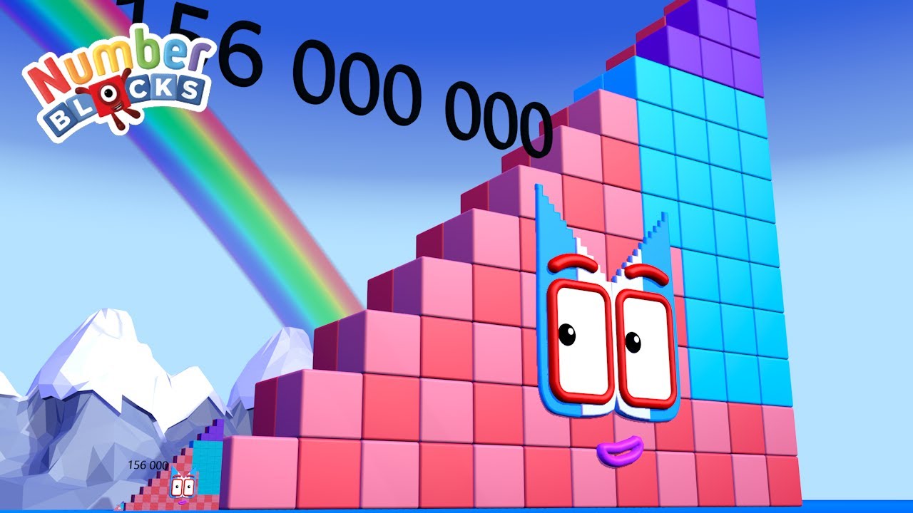 Learn Big Numbers with Numberblocks 156 vs 156,000 vs 156,000,000 | Fun ...