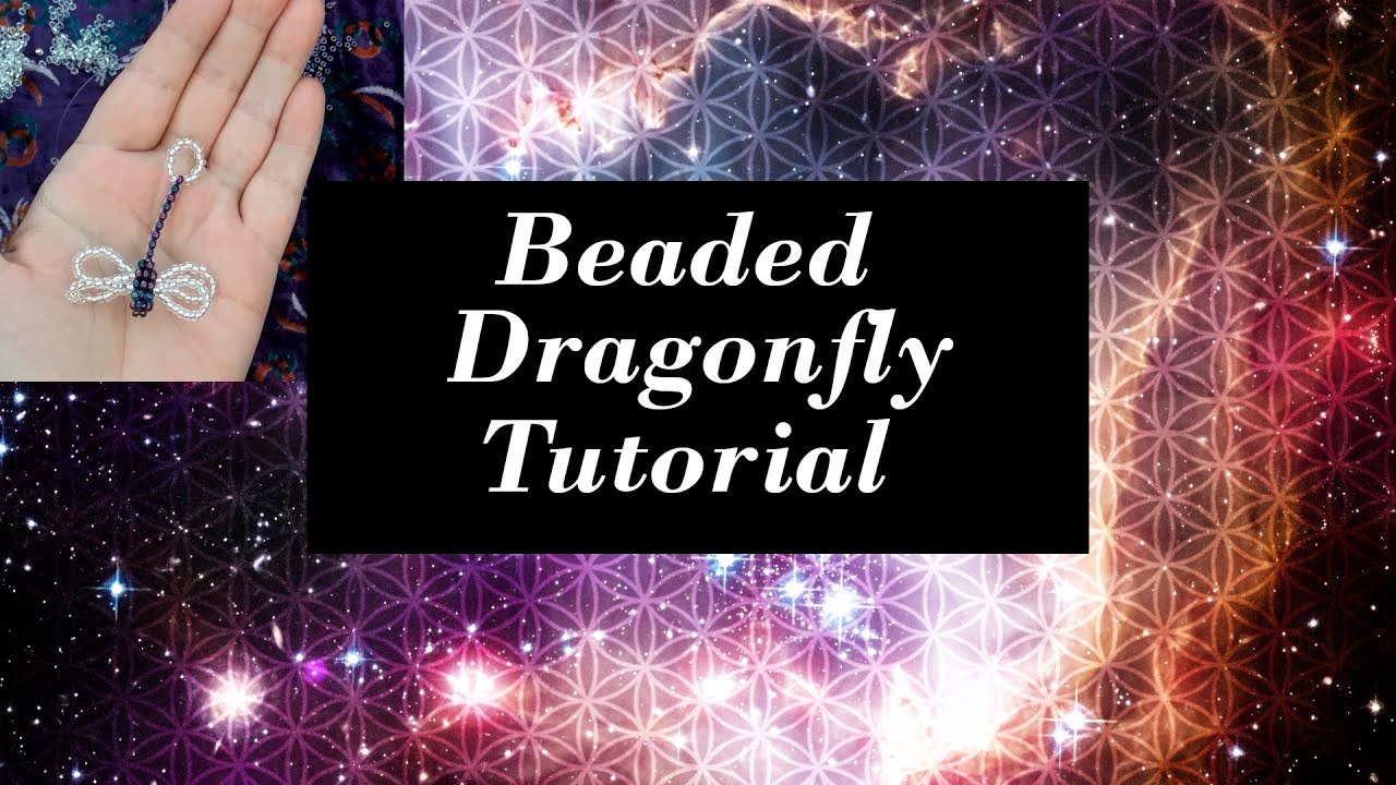 Beaded Dragonfly Tutorial! Easy 3D Beading Project - YouTube