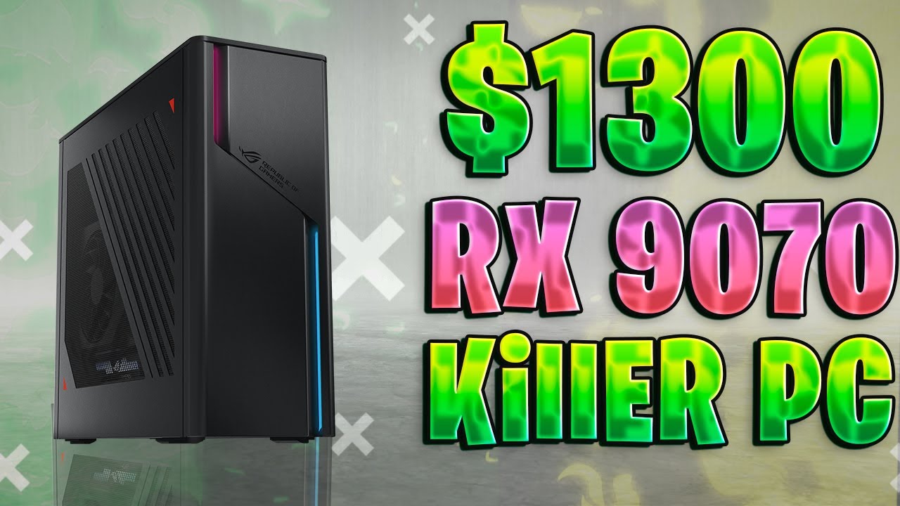 BEST 1440p RX 9070 Killer Gaming PC | ON Sale Gaming PC Deal - YouTube