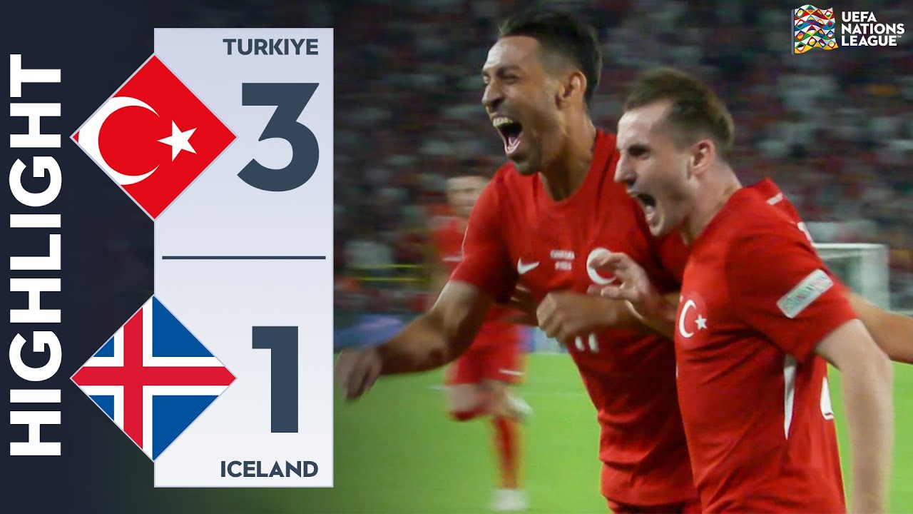 HIGHLIGHT! TURKI (3) VS (1) ISLANDIA | UEFA NATIONS LEAGUE 2024/2025 ...