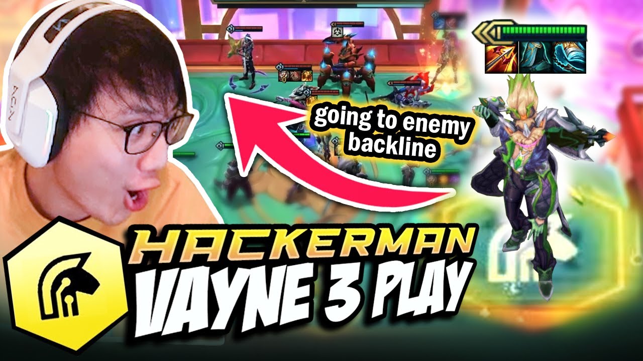 Why I Sent My Vayne 3 Into A Backline Hackerman Mission - YouTube