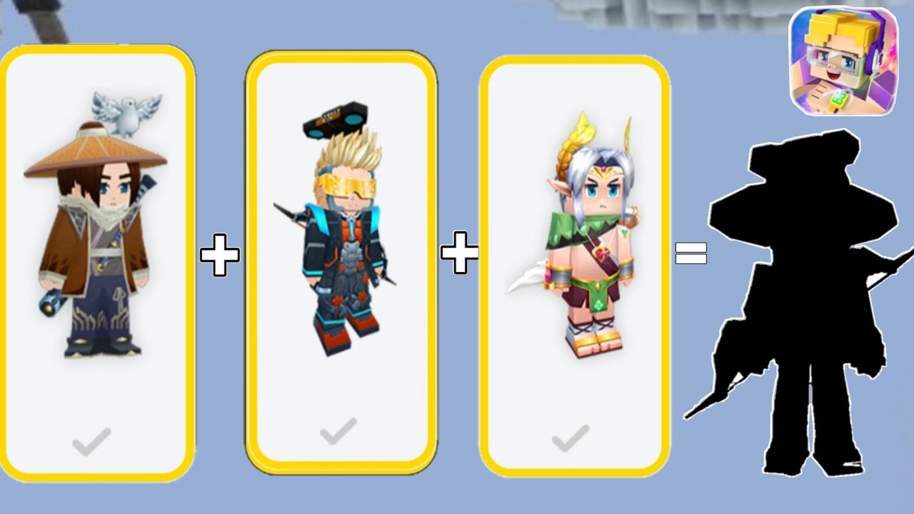 Cyborg Skin + Samurai Skin + Forest Skin in Bedwars !! (Blockman GO ...