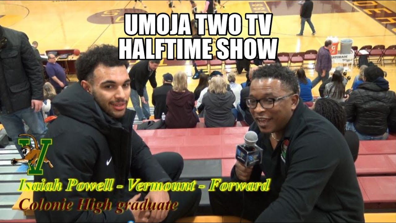 Isaiah Powell of Vermount Catamounts - Umoja TWO TV Halftime Show - YouTube