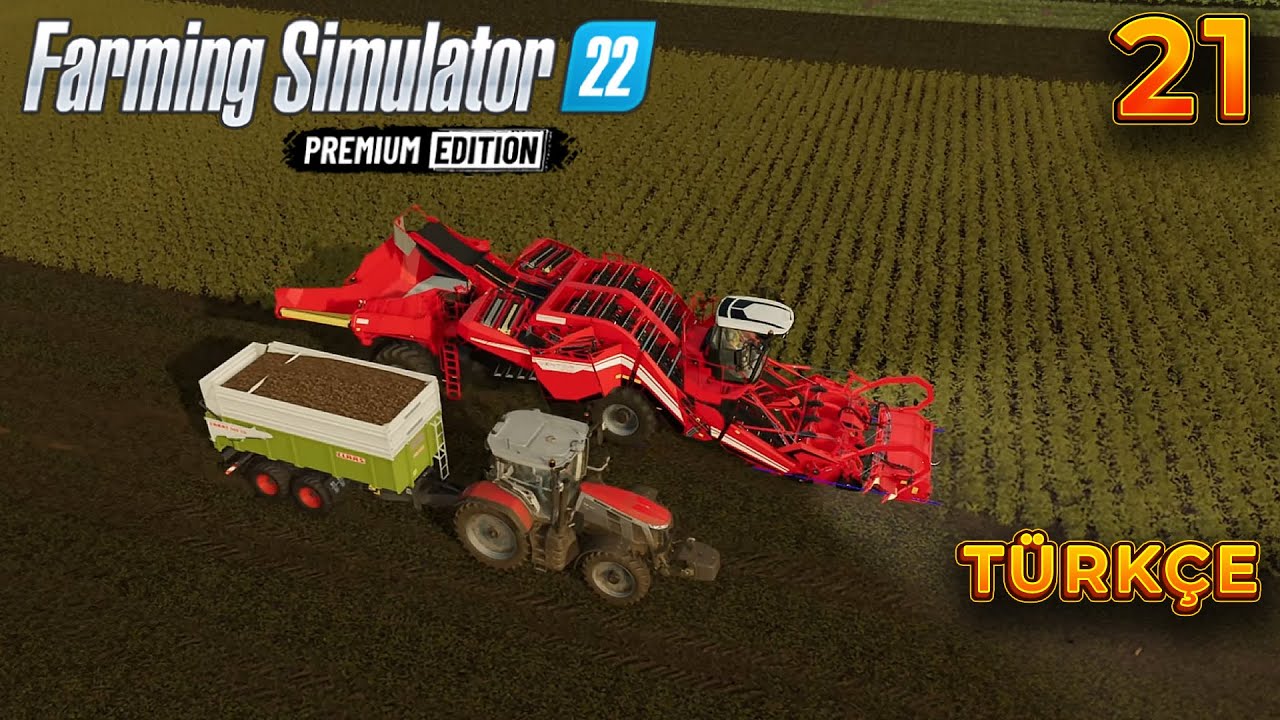 Patates Hasadına Başladık | FS22 Premium - Farming Simulator 22 Türkçe ...