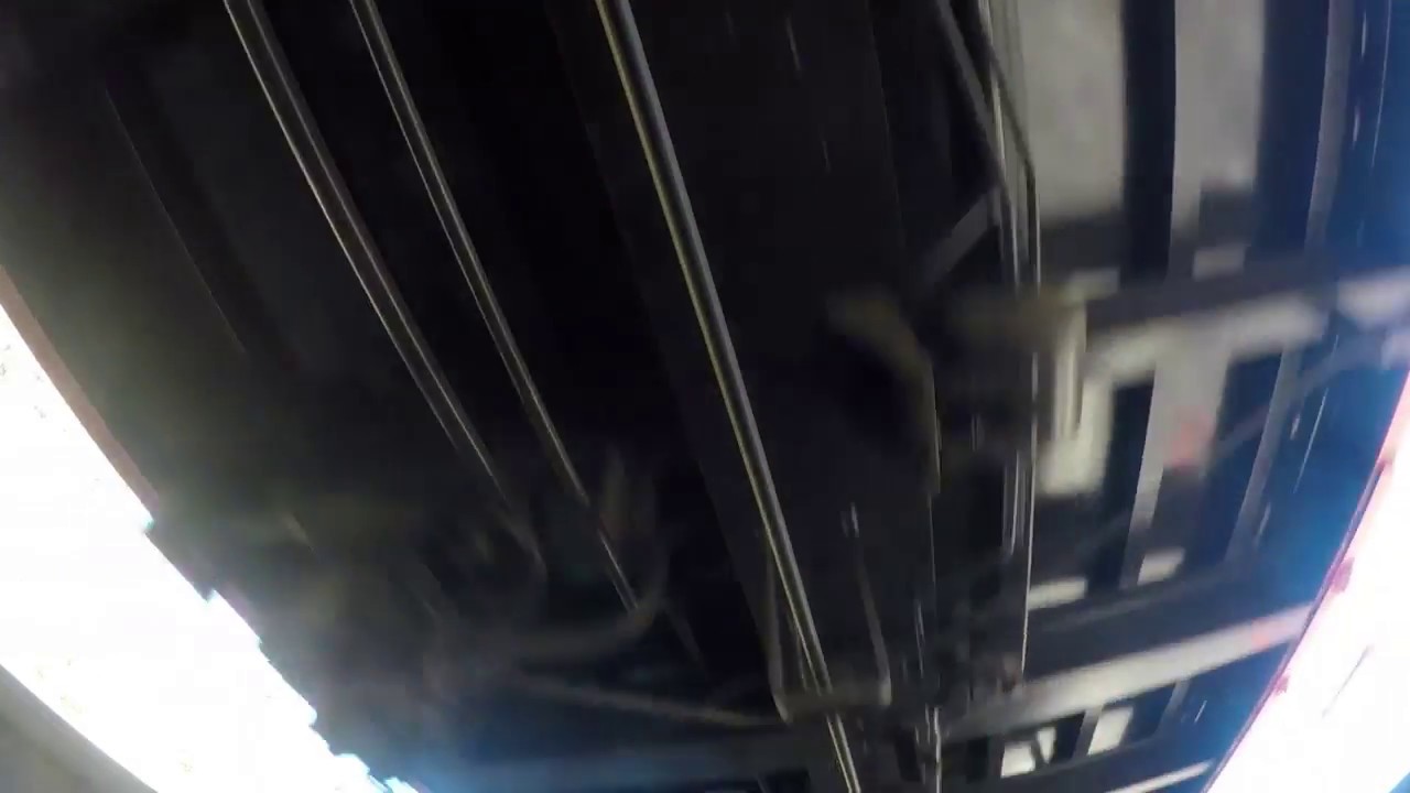 THIS IS WHAT IT LOOKS LIKE UNDER A MOVING TRAIN - YouTube