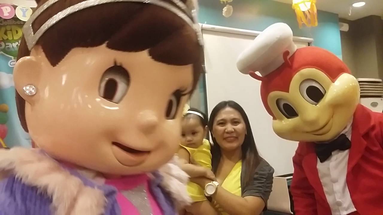 Schenley Turns One: Jollibee & Twirlie Photo Op - YouTube