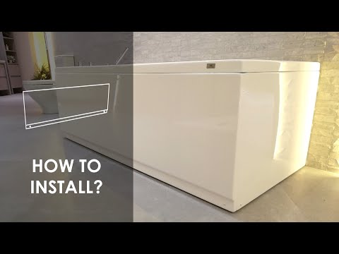 Bathtubs: Modul panel installation