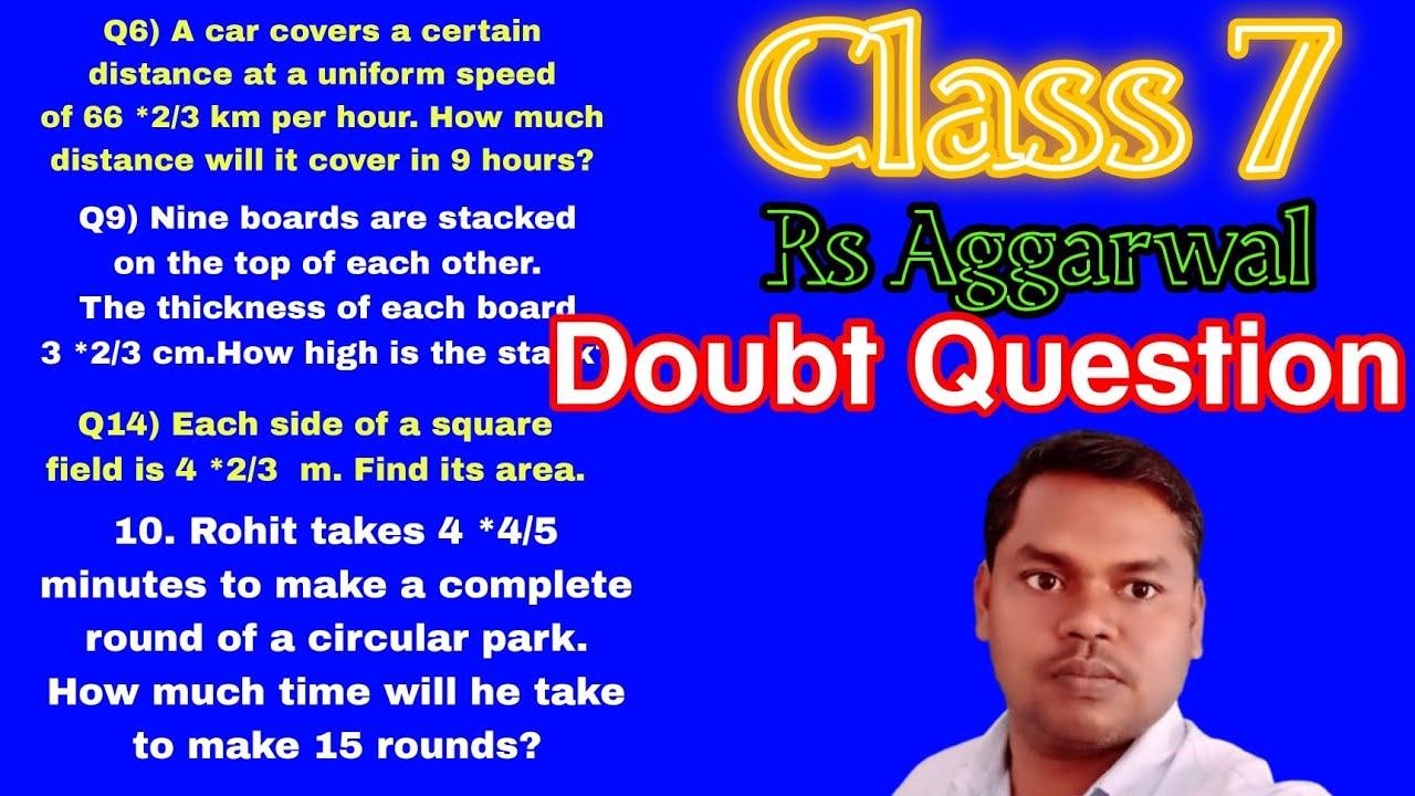 Doubt Solution, Class 7, Mathematics@CurriculumGyan - YouTube