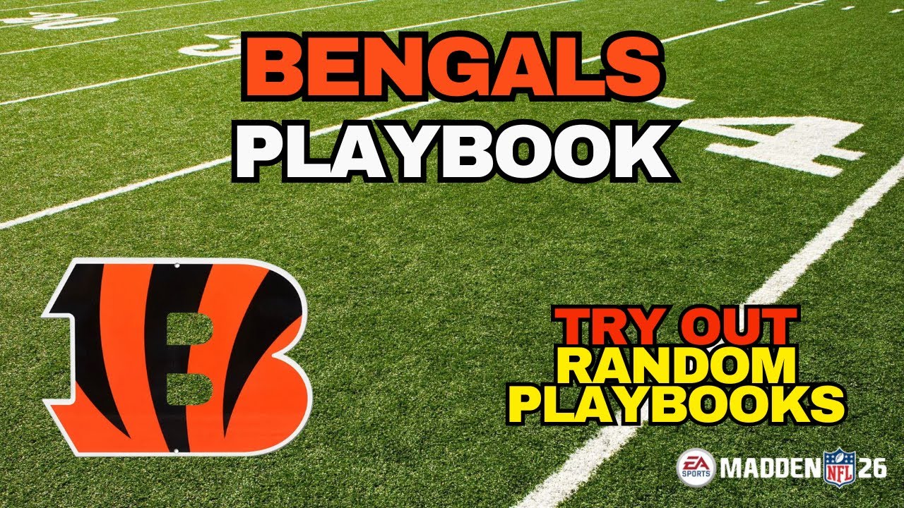 Using Every Teams Playbook in Madden 26 - Cincinnati Bengals - YouTube
