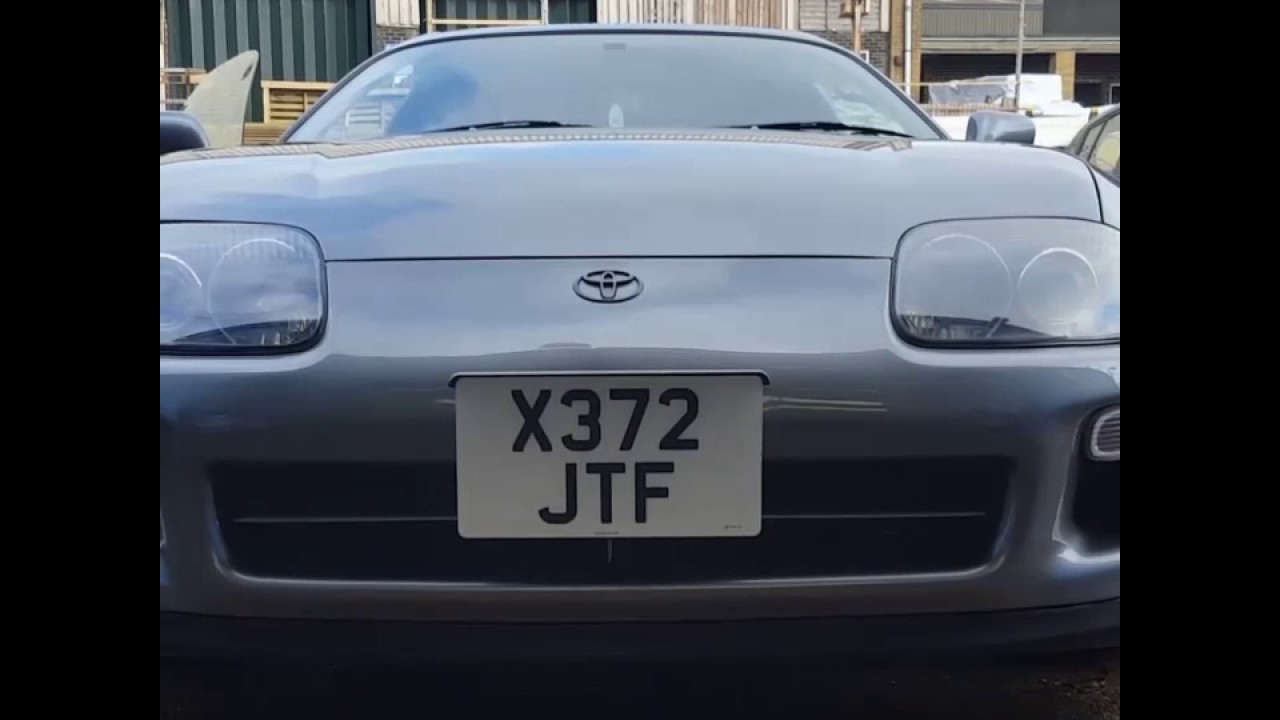 Toyota Supra mk4 1993-2001 Original Front Active Spoiler - YouTube