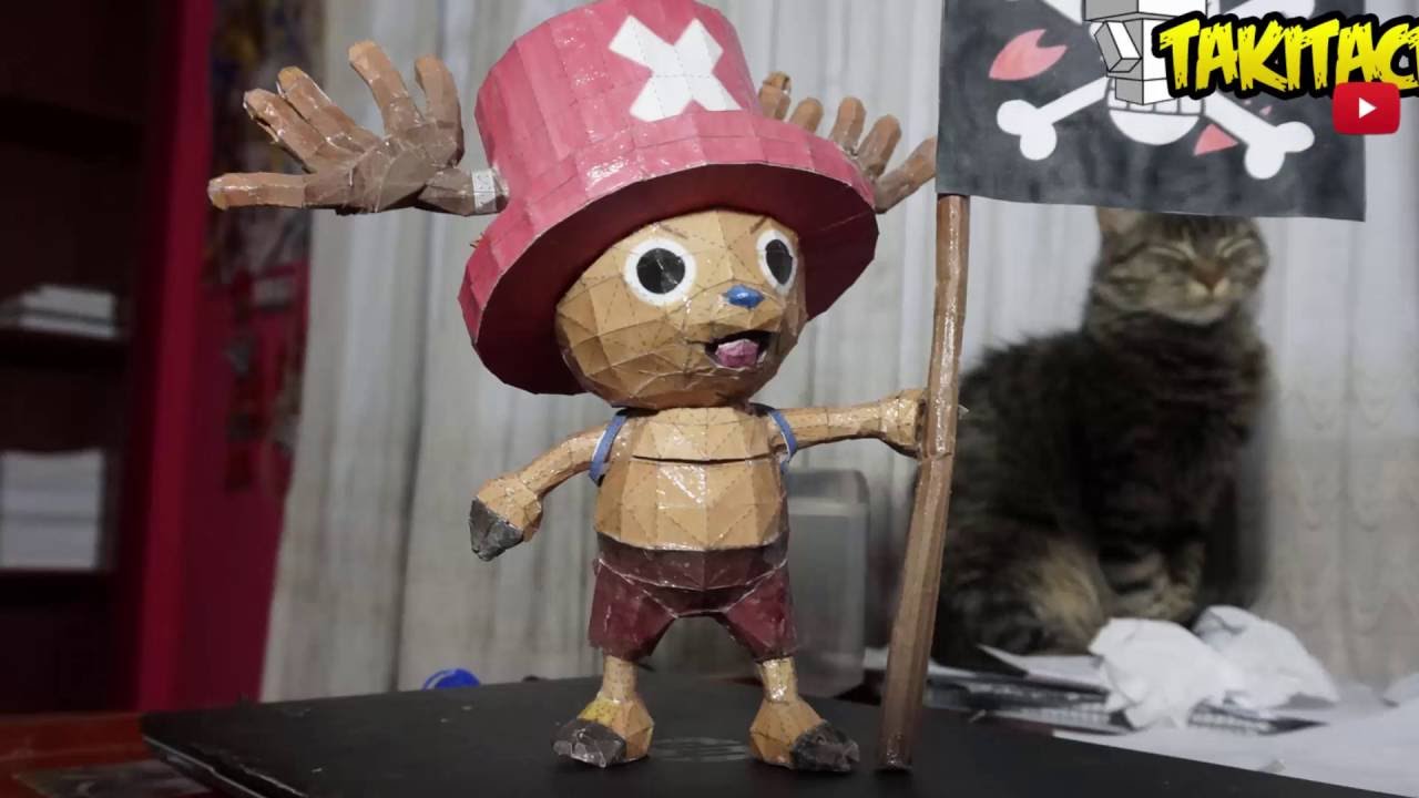 Papercraft Chopper One Piece + Plantillas - YouTube