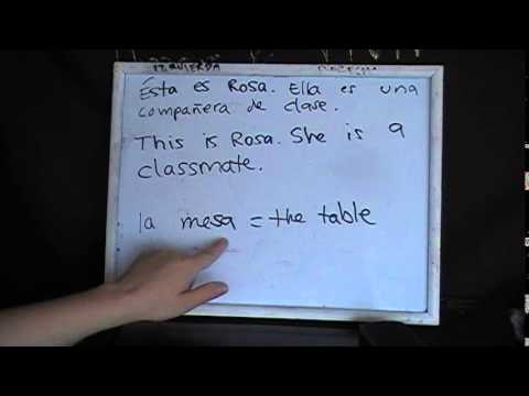 this,este,esta en ingles adjetivos demostrativos leccion 14 - YouTube