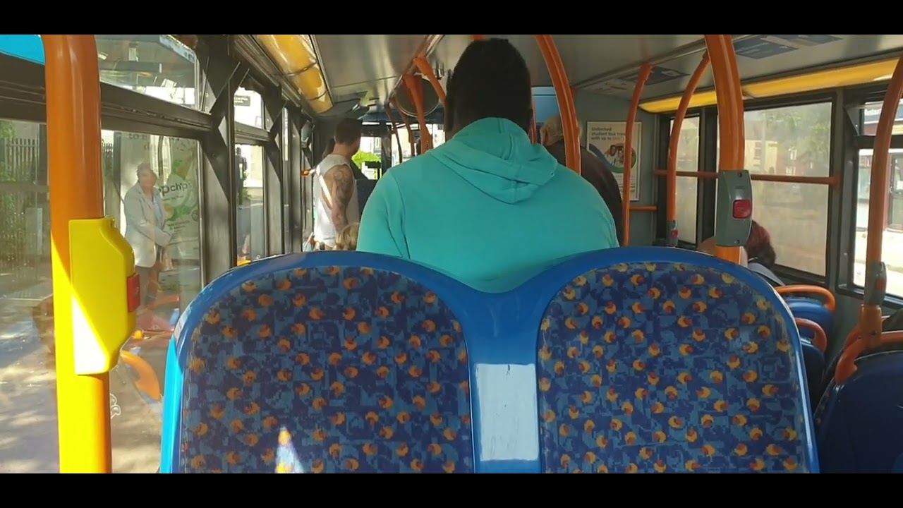 (MX58 VAF 19450) Stagecoach Manchester Dennis enviro 400 route 38 - YouTube