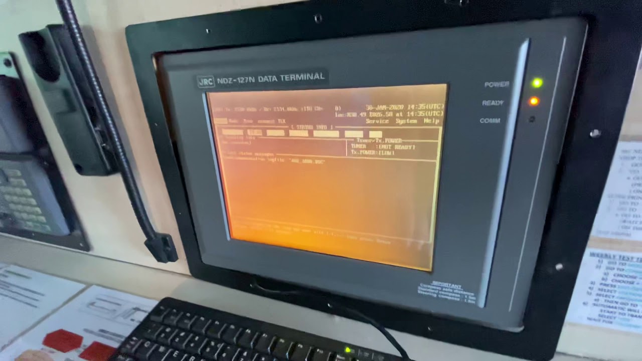 MF/HF R. TELEX TEST AT / MT LIDYA - YouTube