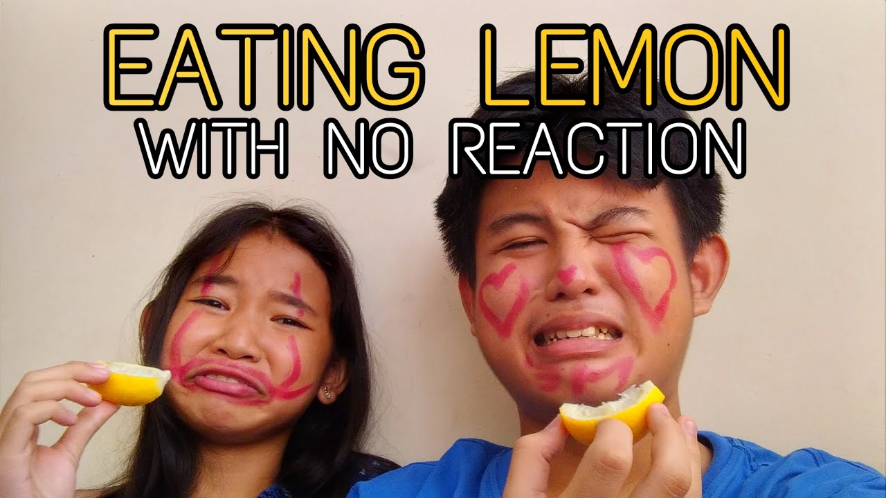 EATING LEMON WITH NO REACTION CHALLENGE!! | VLOG 1 | YAP SIBLINGS - YouTube