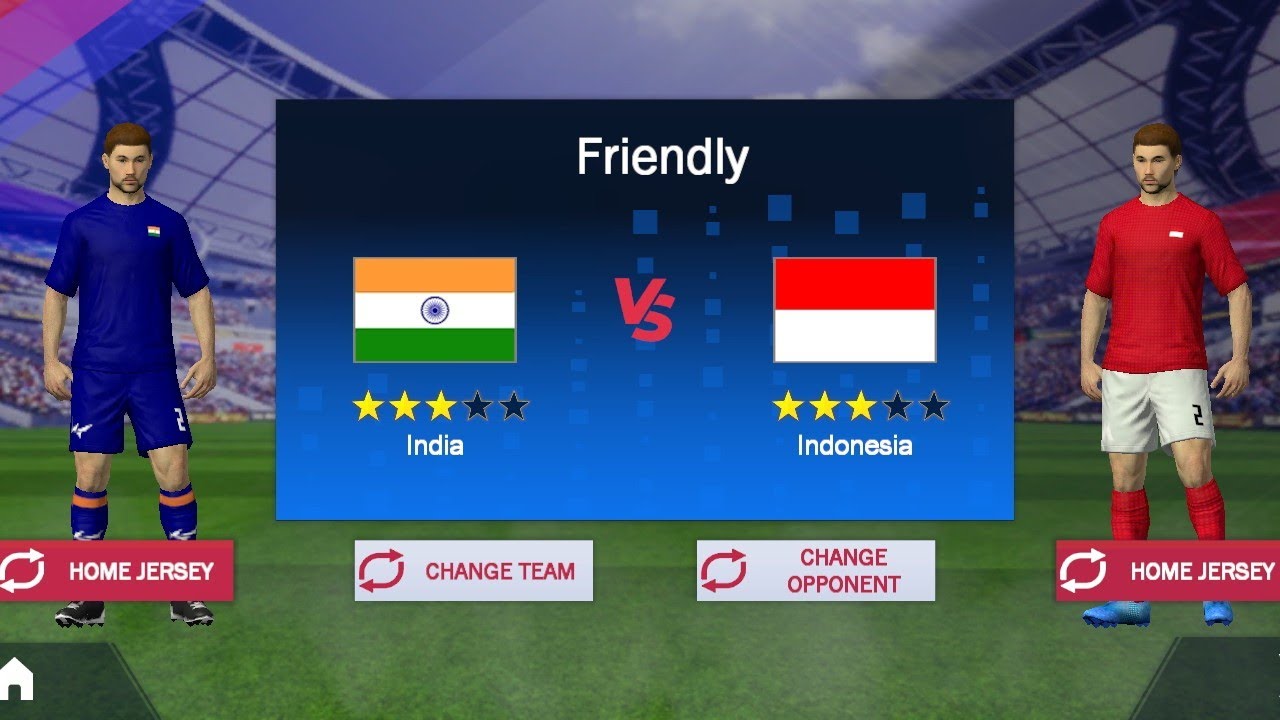 FOOTBALL MATCH INDIA VS INDONESIA | Friendly match football game | # ...