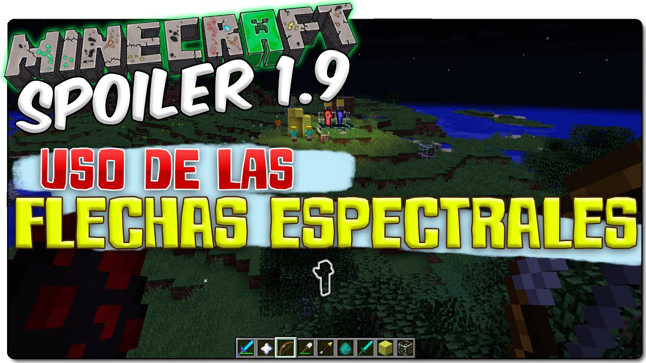 MINECRAFT 1.9 | NOVEDADES Y NOTICIAS EN ESPAÑOL | Uso de las Flechas ...