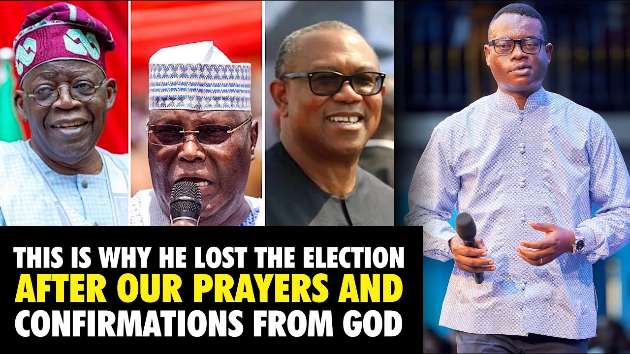 THIS IS WHY HE LOST THE ELECTION AFTER OUR PRAYERS AND CONFIRMATIONS ...