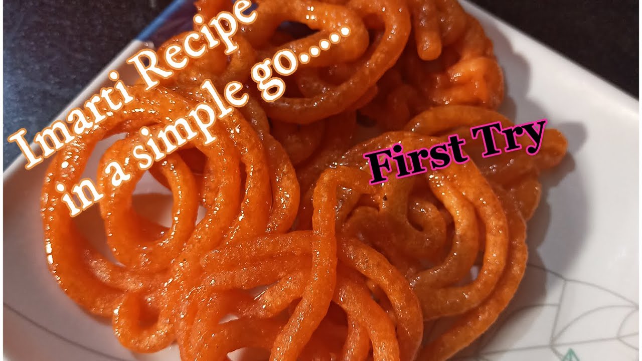 Imarti Recipe: My first try - YouTube