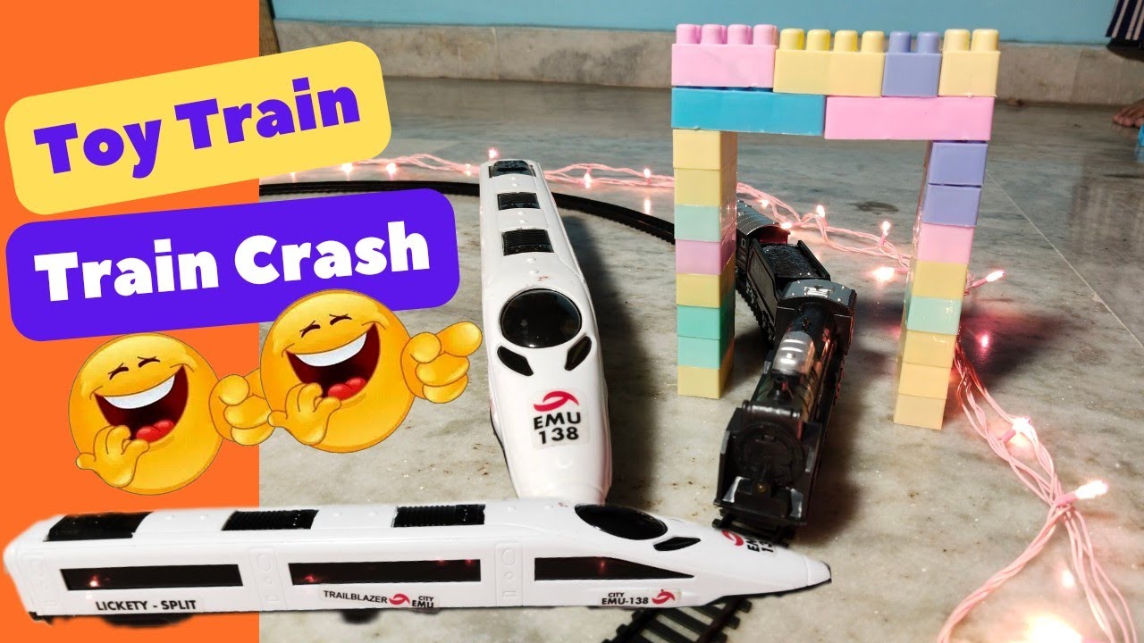 Toy Train Light Show! 🤣😋 Toy wala Train | Manu Toys - YouTube