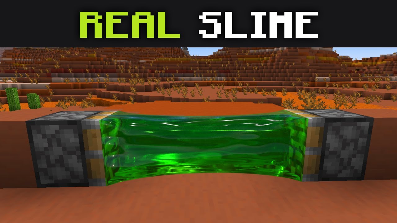 Realistic Slime in Minecraft - YouTube