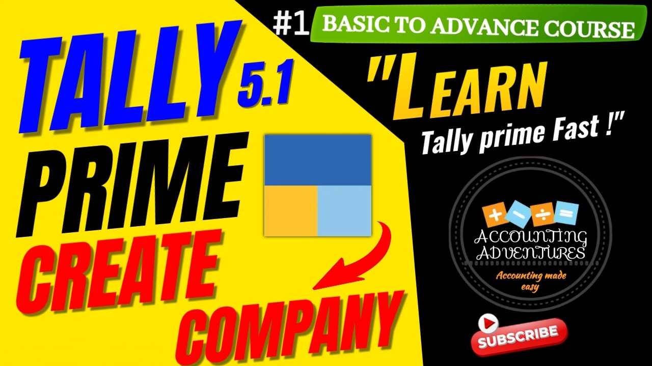 #1 Tally Prime Course - Create Company | Enable Features| Shortcuts ...