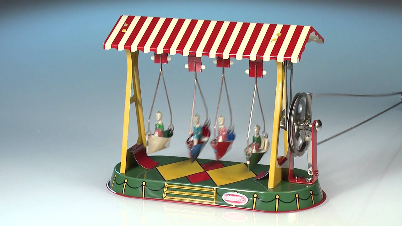 Wilesco Antriebsmodell M77 Schiffsschaukel - YouTube