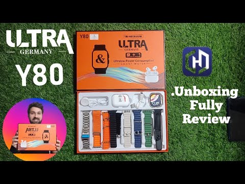 y80 ultra smart watch combo review 8 plas 1 combo review - YouTube