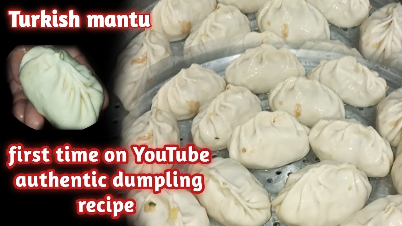 Turkish mantu recipe || منتو|| authentic dumpling recipe|| middle ...