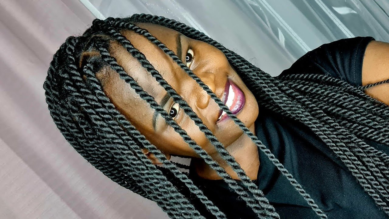 Brazil wool crochet Twist | Simple summer hairstyle - YouTube