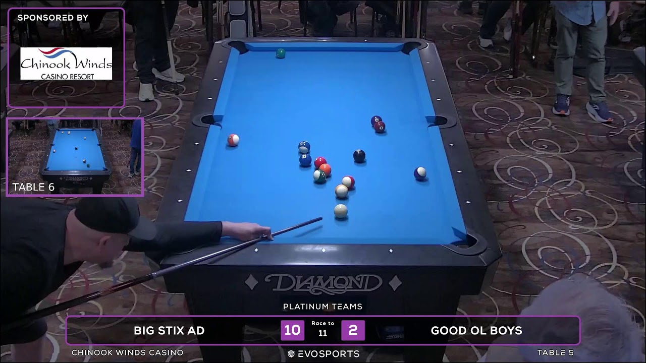 BIG STIX AD vs GOOD OL BOYS - WBCA 8 BALL 2025 - TABLE 5 | EvoSports ...