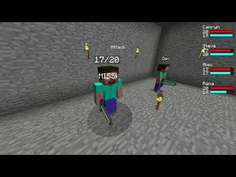 I Re-Imagined Minecraft as a Turn Based RPG (WIP) - YouTube