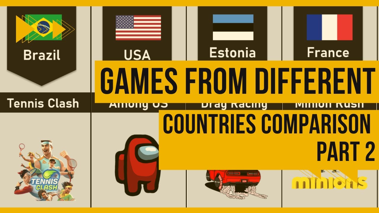 Games From Different Countries Comparison Part 2 HD - YouTube